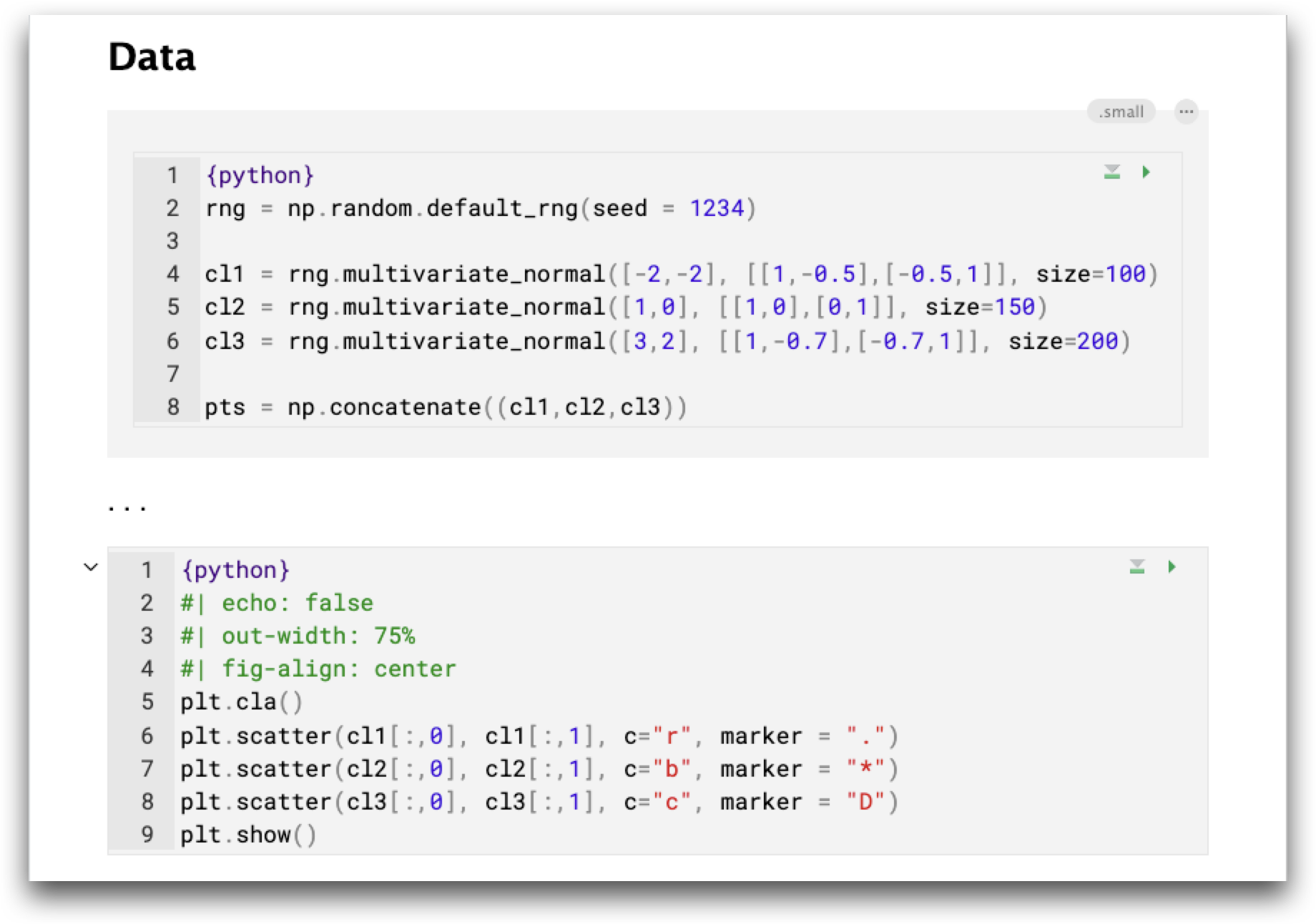 Using Quarto for Making and Organizing Teaching Materials
